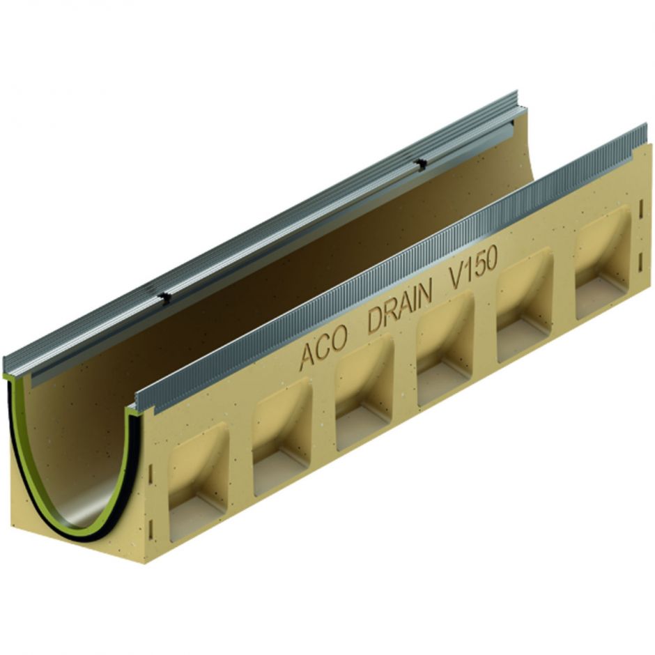 ACO Drain Multiline Seal in V150 Entwässerungsrinne mit Sohlengefälle